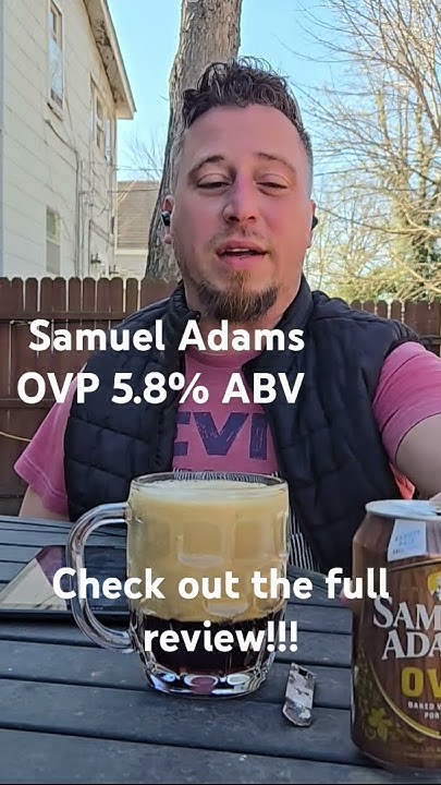 Samuel Adams Oaked Vanilla Porter 5.8% ABV 35 IBU #workingclass #beer #review #samueladams - YouTube