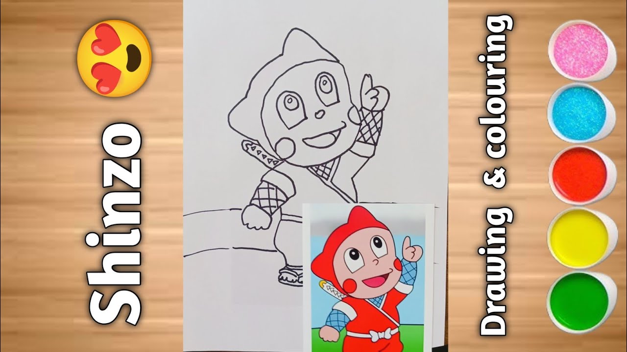 "How to Draw Shinzo from Ninja Hattori | Step-by-Step" - YouTube