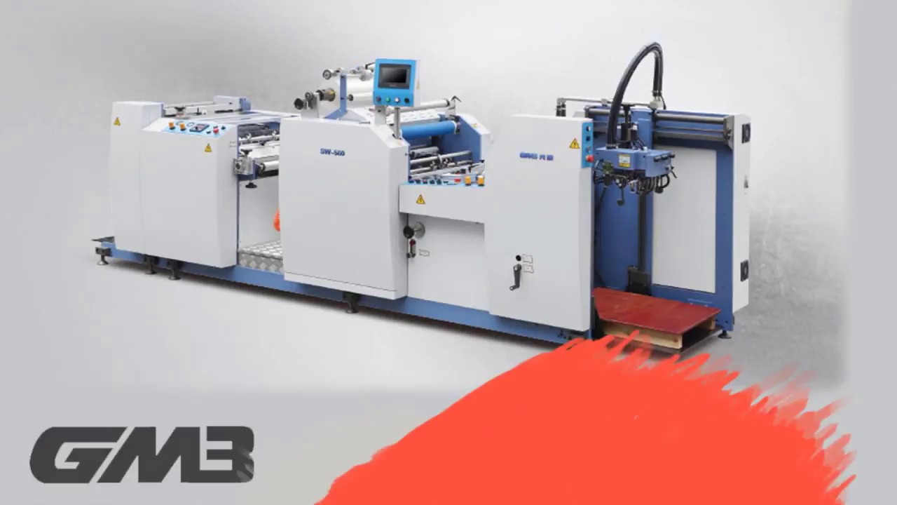Sw 560 Fully Automatic Laminating Machine Youtube