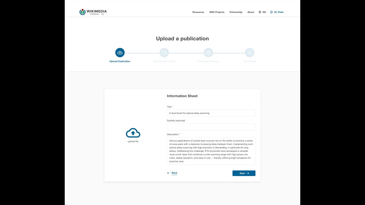 UI Redesign 4: File upload process - YouTube