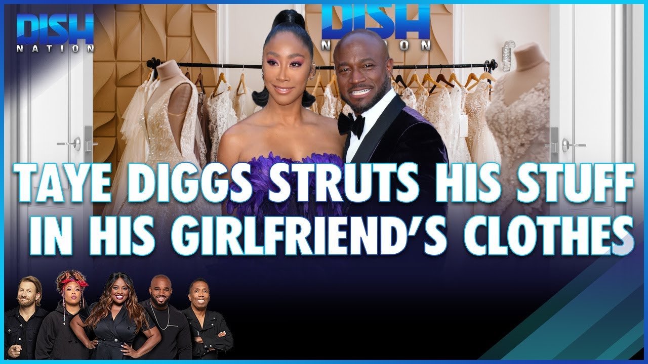 Taye Diggs Slays in His Girlfriend Apryl Jones' Jumpsuit! - YouTube