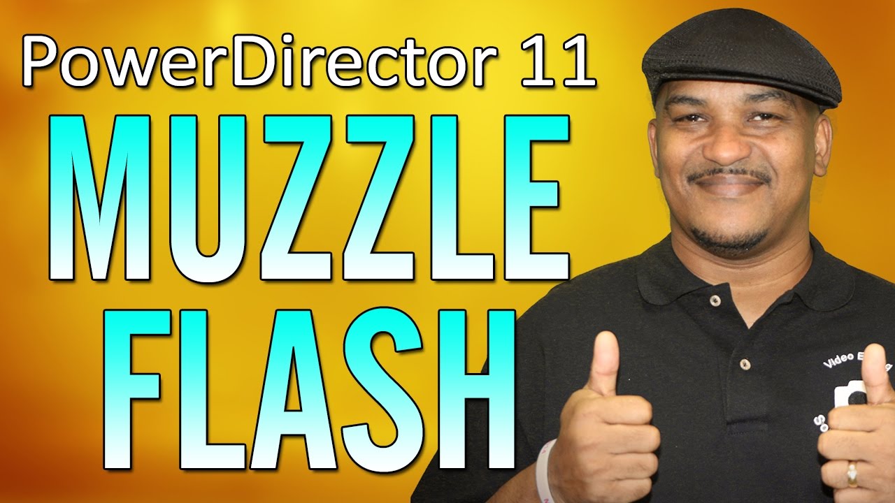 How to Make a Gun Muzzle Flash | PowerDirector - YouTube