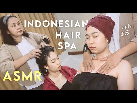 ASMR Creambath | The Most Fulfilling Hair Spa Experience Only in Indonesia