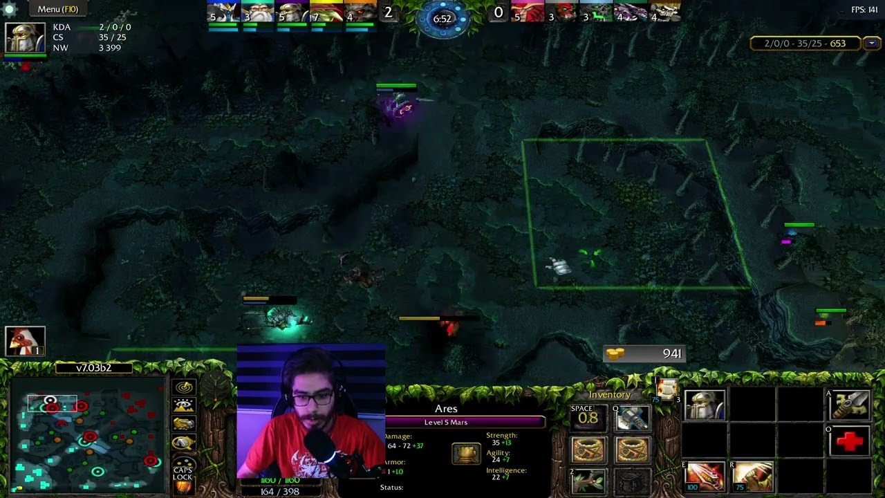 Unleash The Ultimate Mars Sd Combo! Epic Dota 1 Gameplay With 5x Lan ...