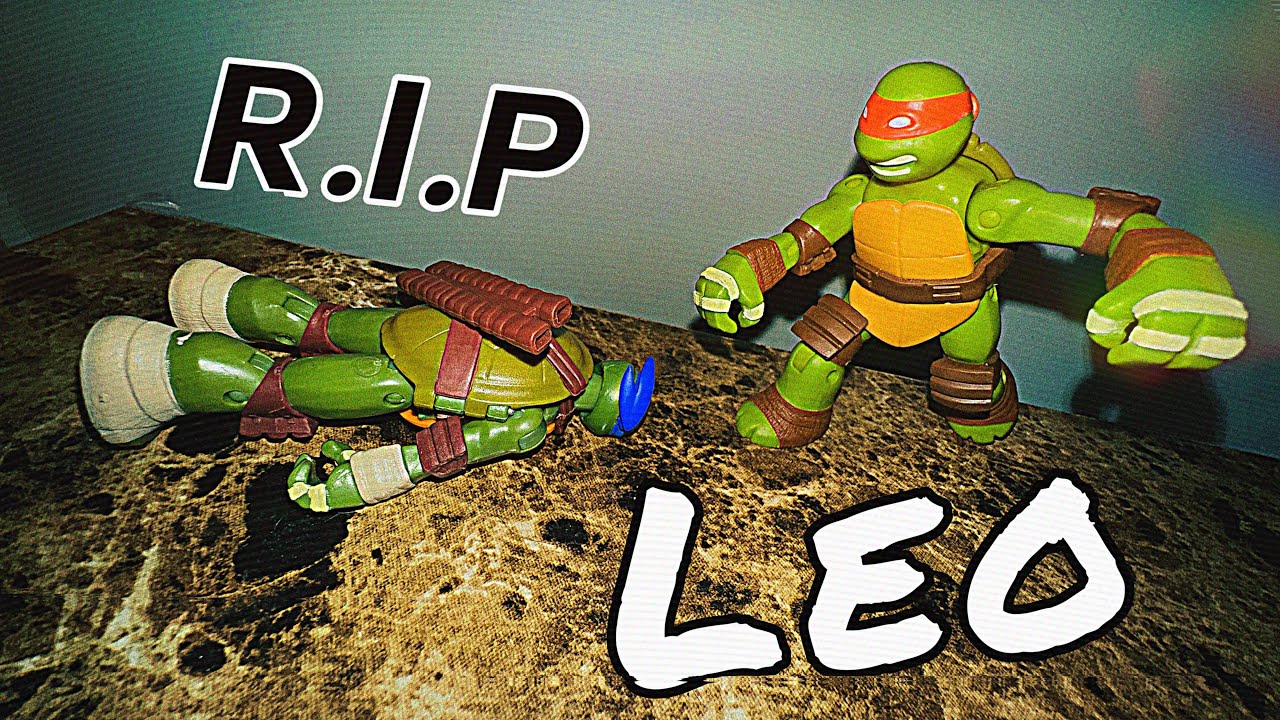 TMNT Stop Motion - RIP LEONARDO - YouTube