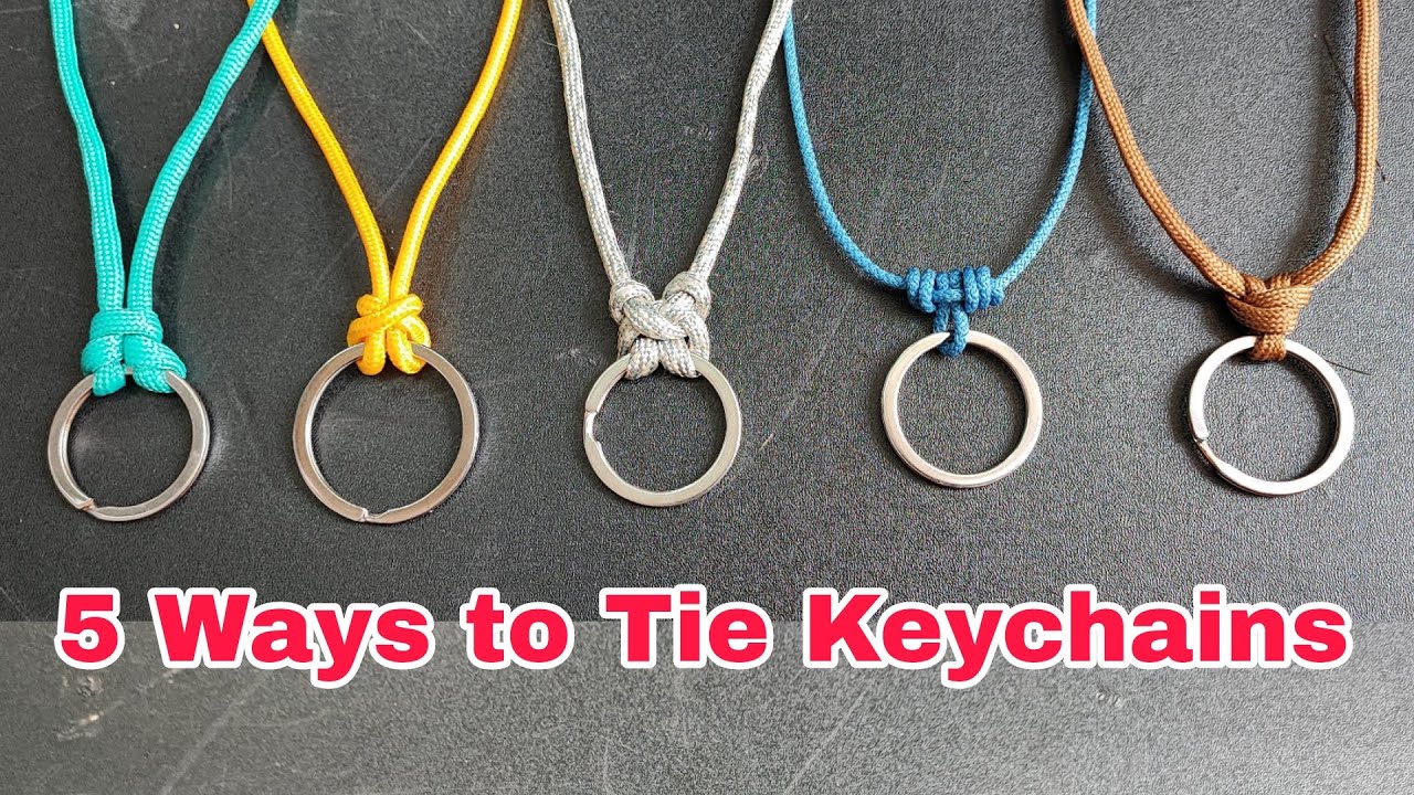 Do You Know 5 Pedant Knot For Keychains - YouTube