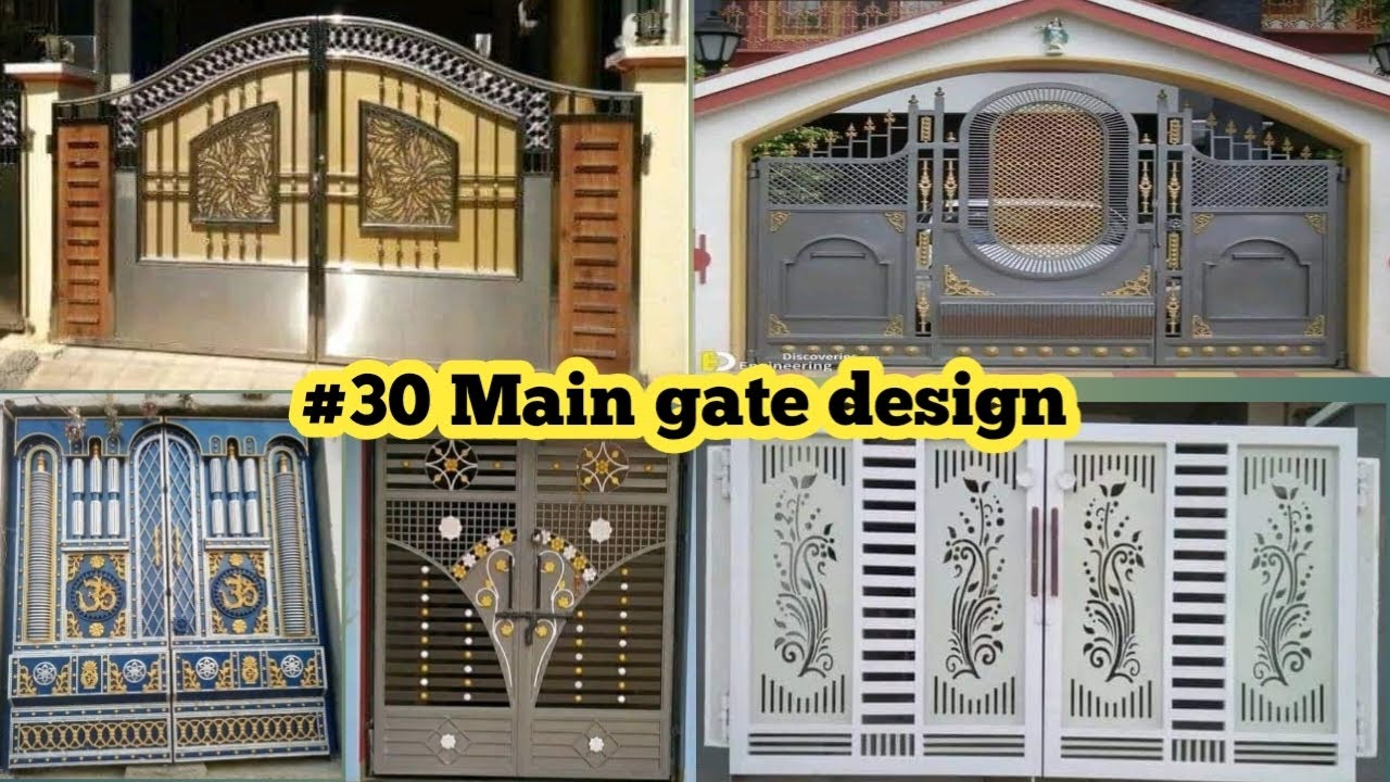 Steel Main gate design || iron matral gate design - YouTube