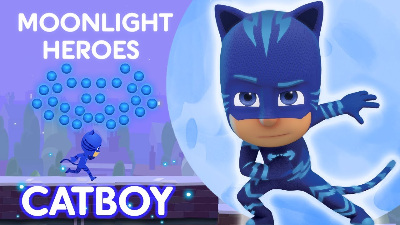 PJ Masks Games | Moonlight Heroes | 10min Play as Catboy! | Game for ...