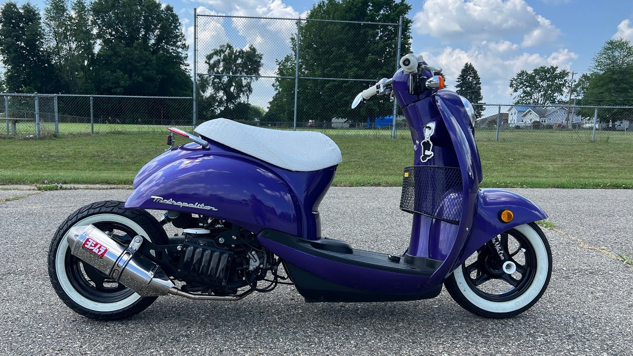 Custom Honda Metropolitan update - YouTube