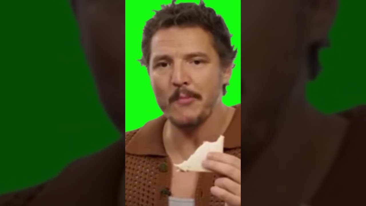 Pedro Pascal Eating A Sandwich Green Screen Meme Video YouTube Pedro Pascal Eating A Sandwich Green Screen Meme Video YouTube