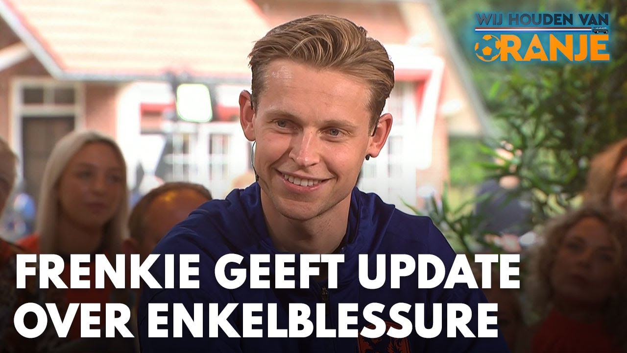 Frenkie de Jong geeft update over enkelblessure: 'We gaan voor de ...