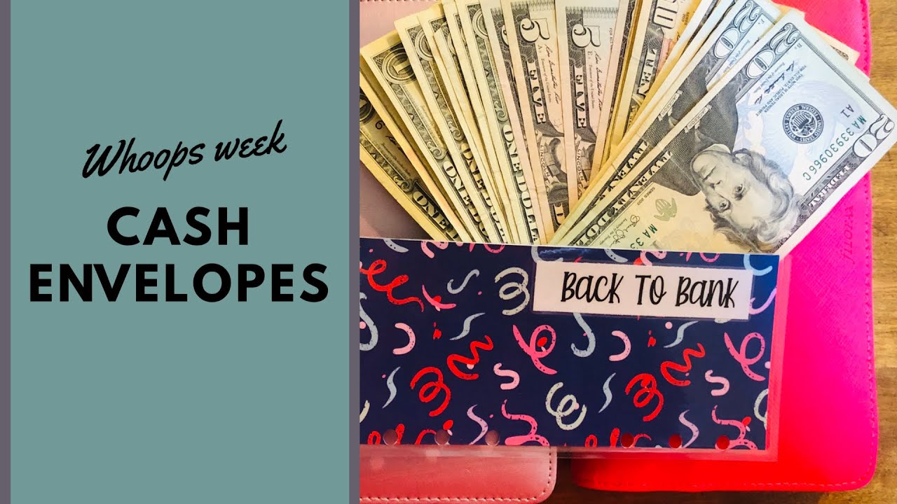 Cash Envelopes BAD WEEK || Budget mess up week - YouTube