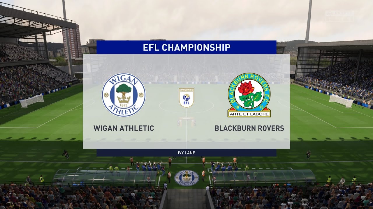 Wigan Athletic vs Blackburn Rovers (11/10/2022) Championship FIFA 23 ...