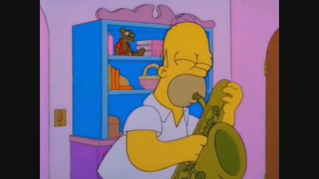homer plays careless whisper - YouTube