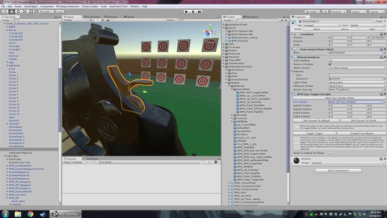 Revolver Tutorial - VR Weapon Interactor - YouTube