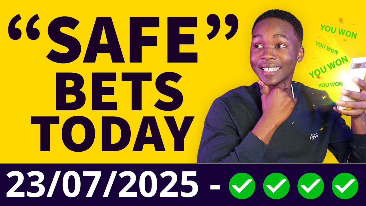 FOOTBALL PREDICTIONS TODAY 23/07/2025 - 30+ ODDS Betting Tips - YouTube