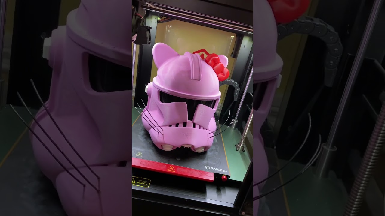 Pink Kitty! Custom 3D Printed Hello Kitty! - YouTube