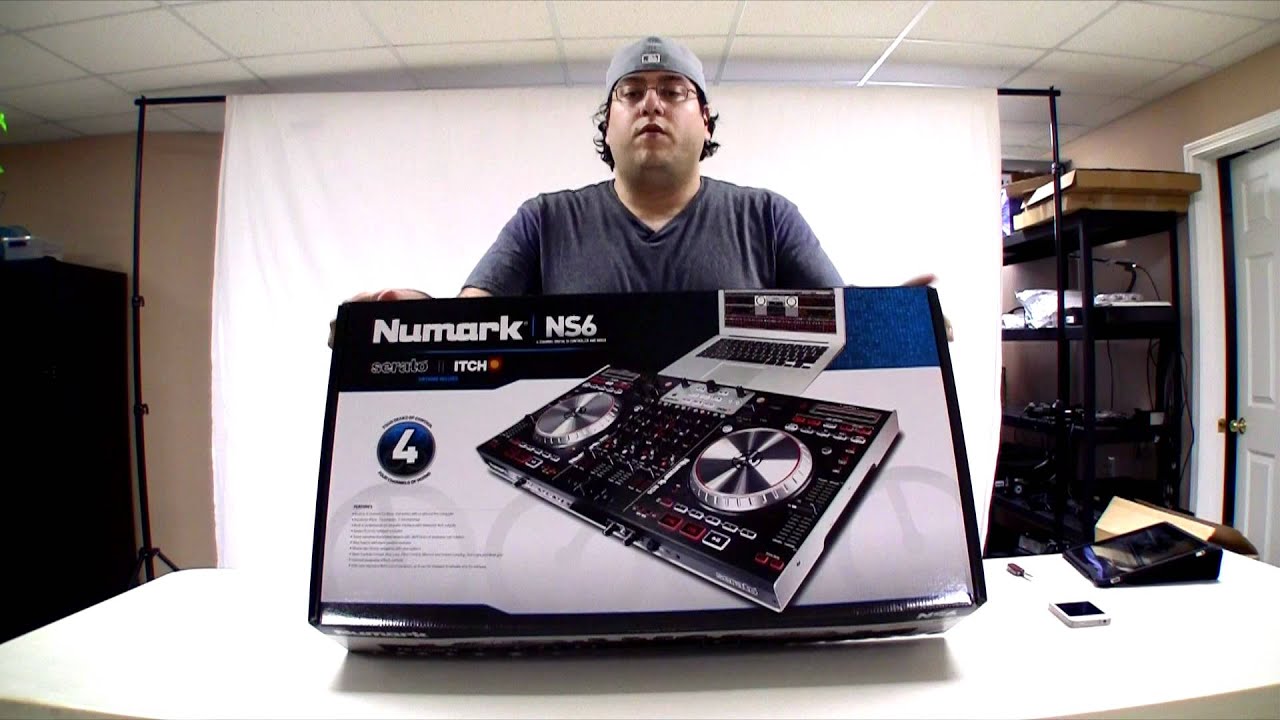 Numark NS6 DJ Controller & Mixer for Serato ITCH Unboxing - YouTube