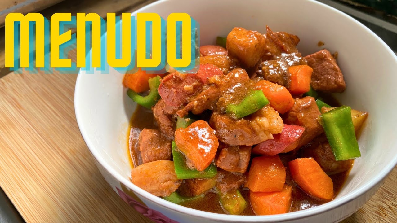 PORK MENUDO | PORK MENUDO FILIPINO STYLE | PINOY PORK RECIPE - YouTube