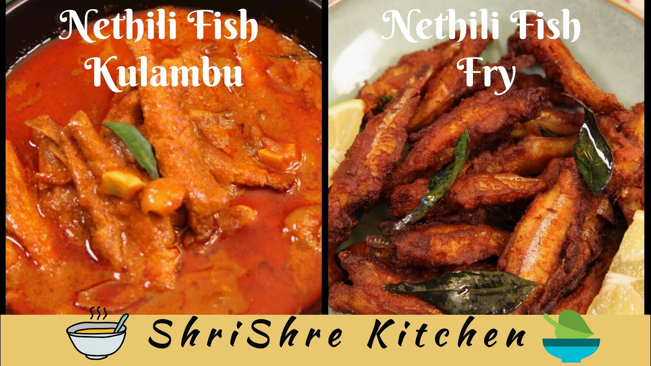 Nethili Fish Kulambu||Nethili Fish fry |Nethili fish varuval recipe ...