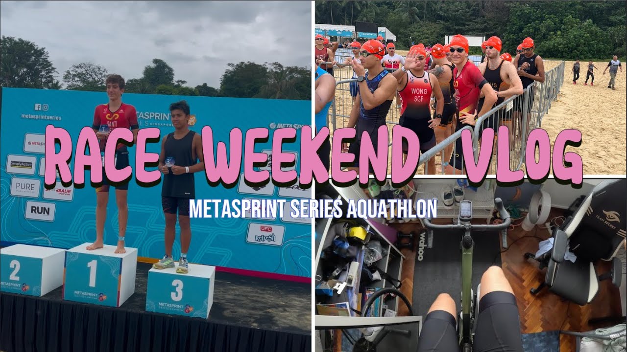 Season Opener Aquathlon 1st Place AG + Weekend Training Vlog - YouTube