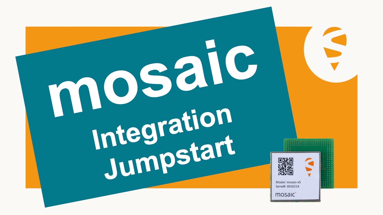 mosaic GNSS / GPS module receiver - integration jumpstart - YouTube