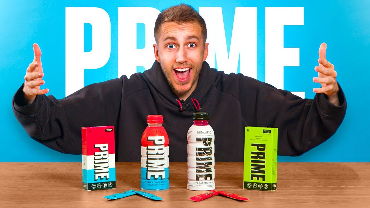 Trying All New Ksi And Logan Paul Prime Products Youtube