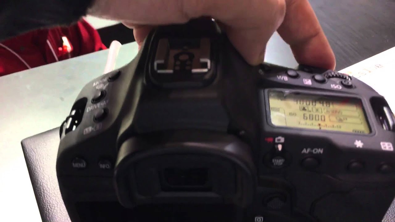 Canon EOS 1D X Mark II shutter working - YouTube