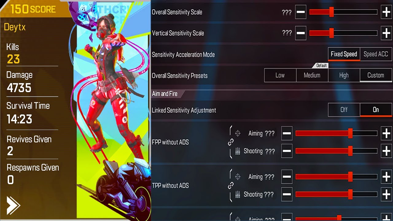 The EASY TO USE FAST SENSITIVITY. (+ all settings) | Apex Legends ...