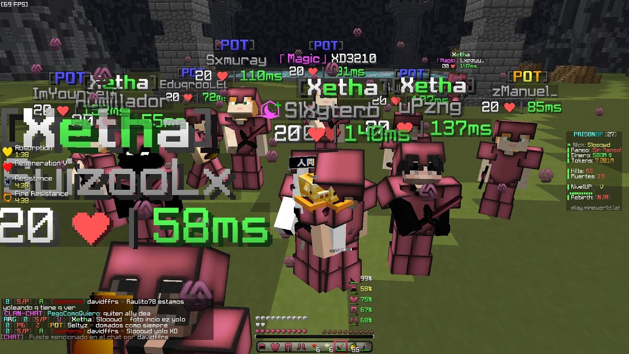 Pot & Xetha Destroying Mineworld - YouTube