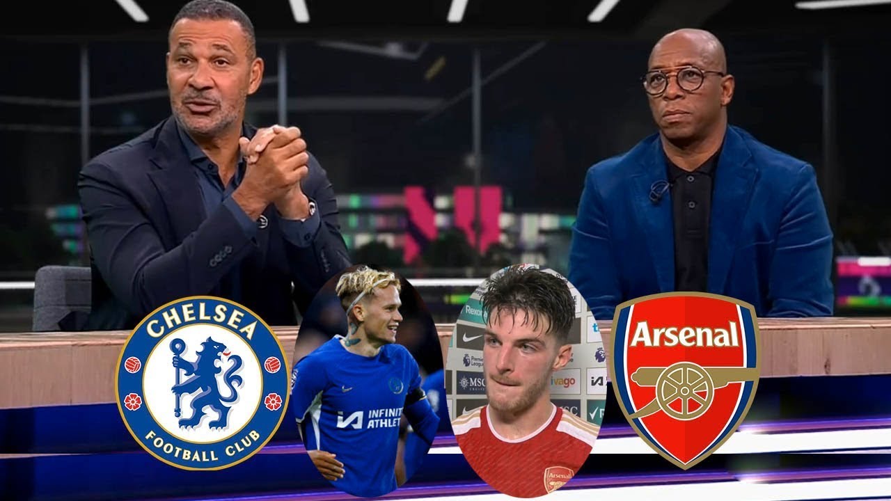 Chelsea vs Arsenal 2-2 Ian Wright Reacts To The Draw - Declan Rice And Ian Wright Reaction ...