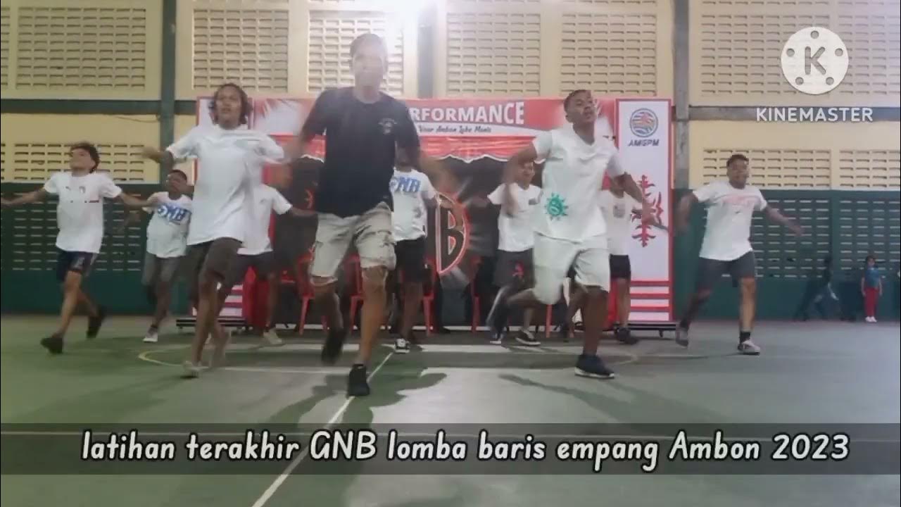 Lomba Baris Empang Ambon 2023 Latihan Terakhir GNB - YouTube