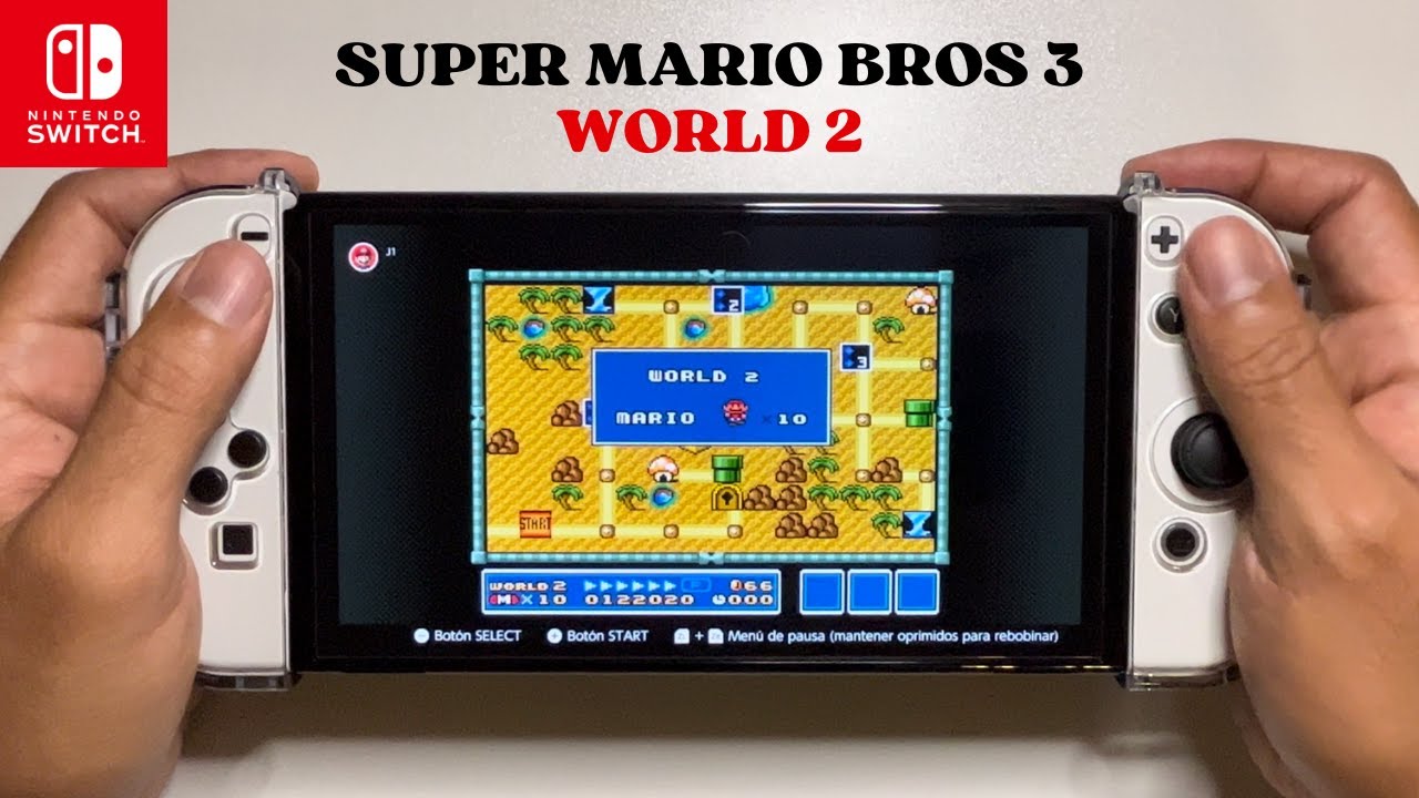 Super Mario Bros 3 - World 2 / Nintendo Switch OLED Gameplay - YouTube