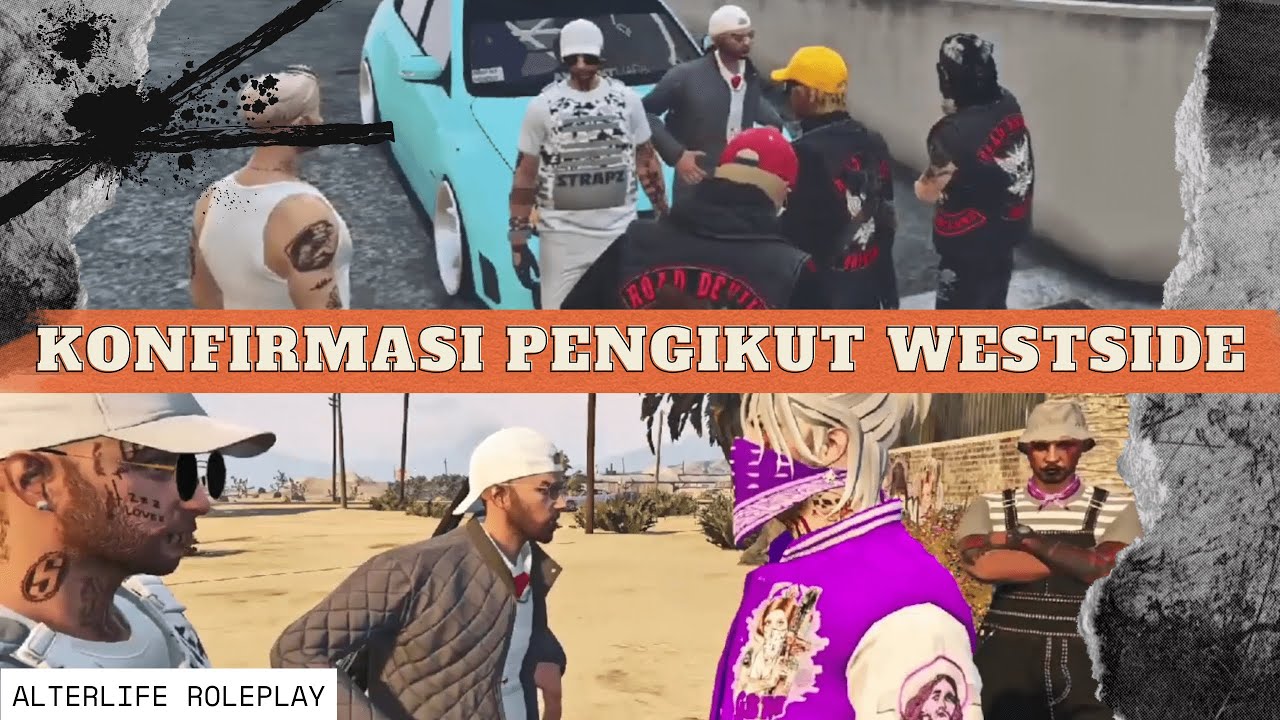 HITMEN KONFIRMASI SIAPA AJA GANG YANG IKUT BANTU WESTSIDE - GTA V ROLEPLAY - YouTube