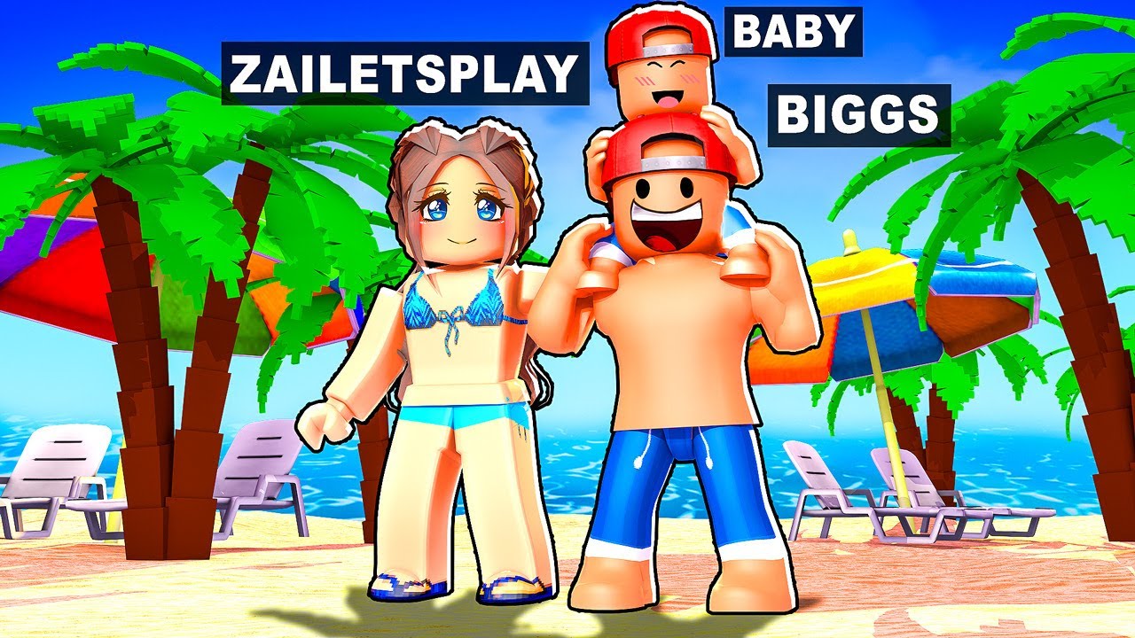 OUR FIRST FAMILY VACATION! - ROBLOX - YouTube