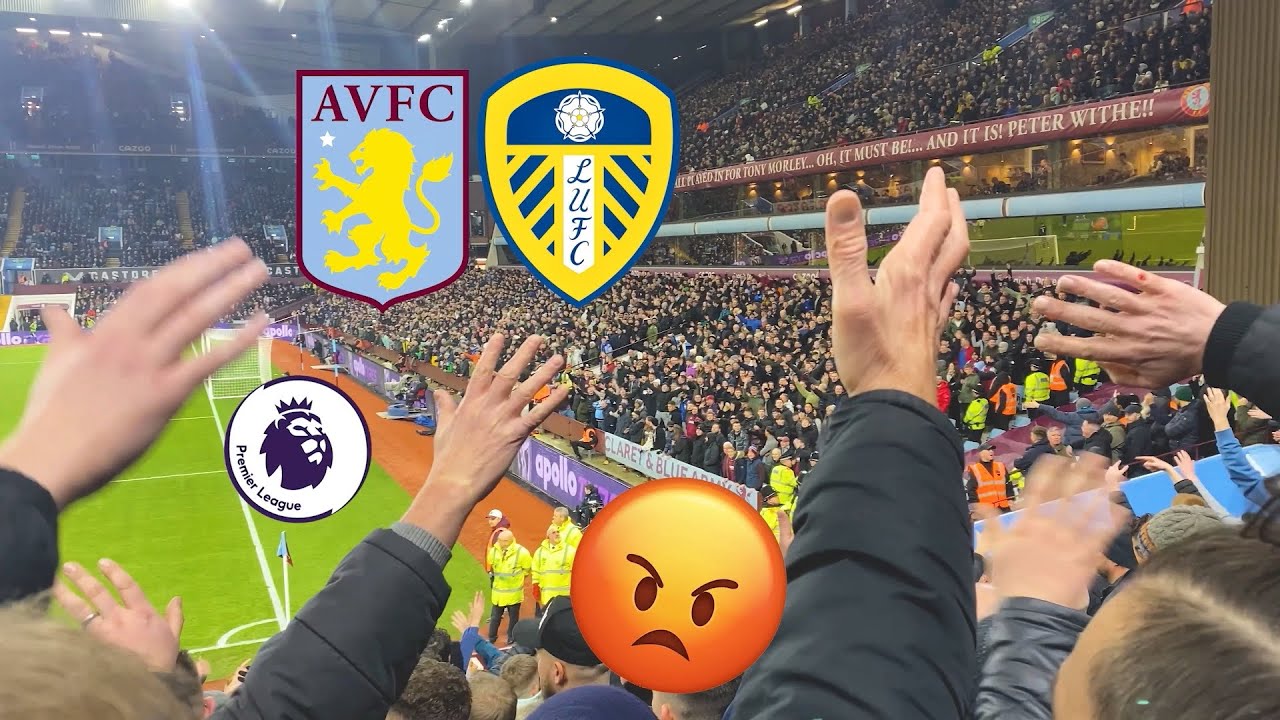 VILLA PARK TORMENTS ANGRY LEEDS FANS!😡 Aston Villa 2-1 Leeds United ...