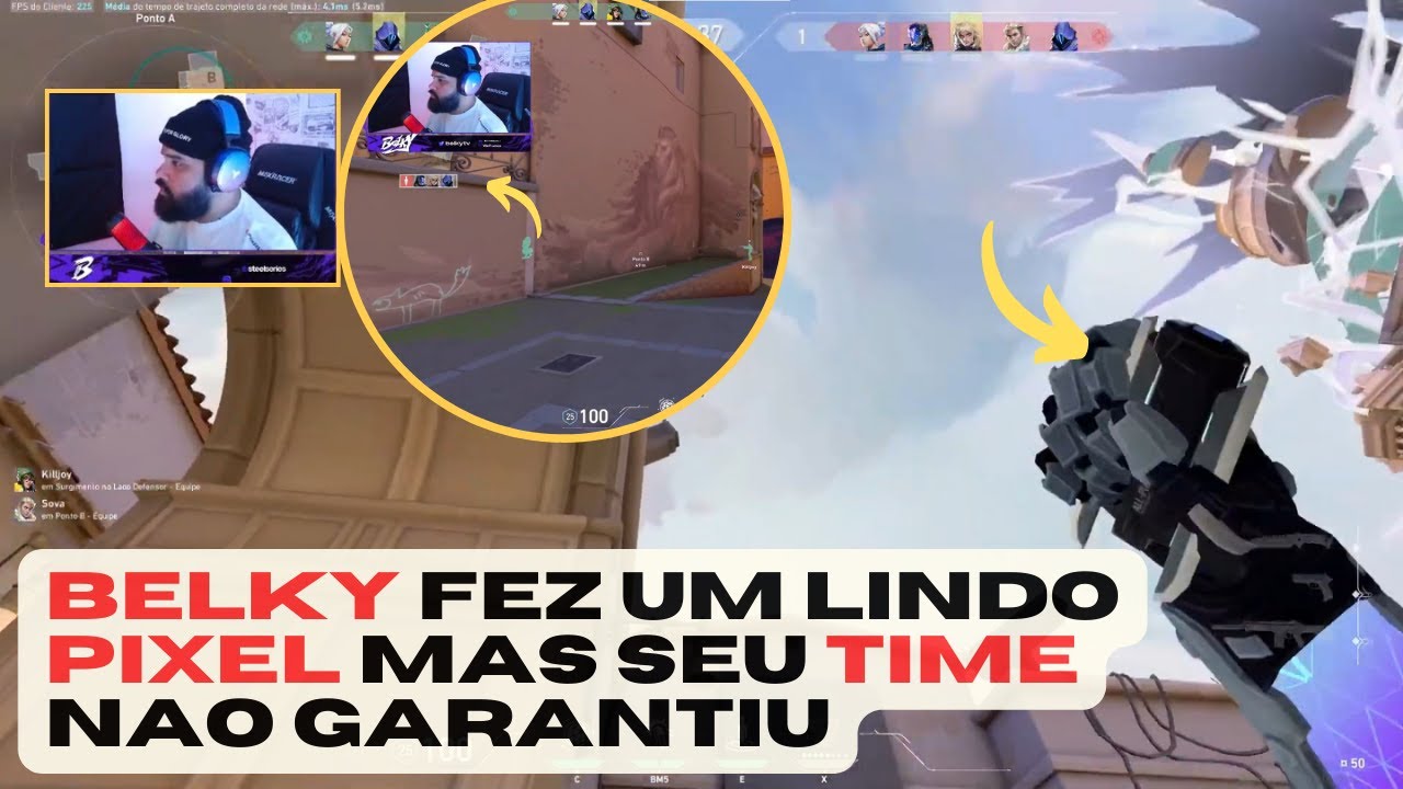 Belky Fez Um Pixel Muito Roubado Com o Kay/O - YouTube