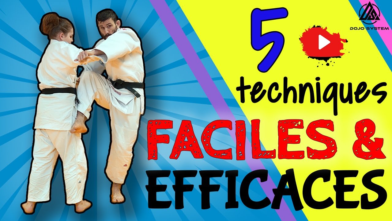 5 techniques de Judo faciles et efficaces à connaitre - YouTube
