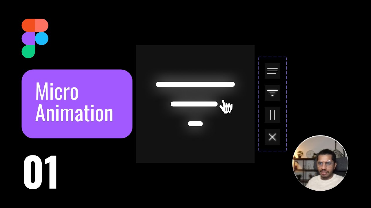Figma Micro Animation 01 · Interactive component – Menu Open / Close ...