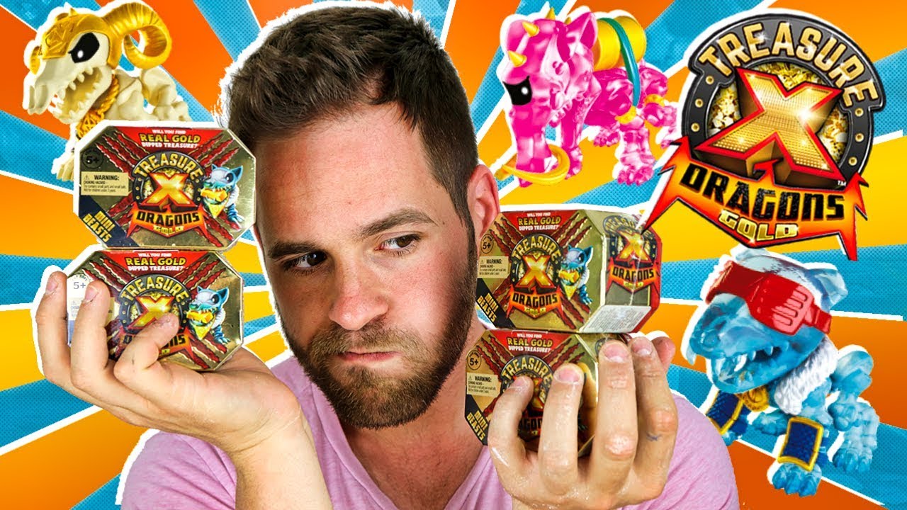 Treasure X Dragons Series 2 UNBOXING 4 CAJAS MINI BEASTS en Pe Toys ...