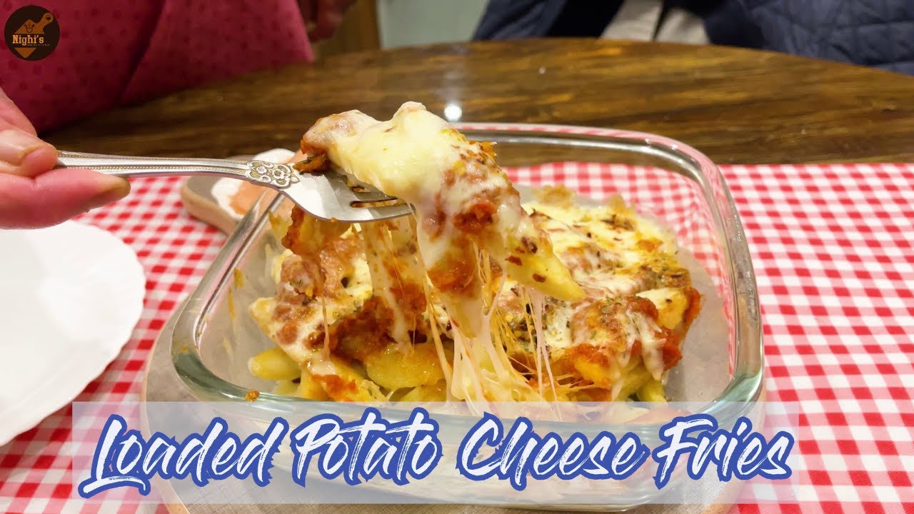 Loaded Potato Cheese Fries I Pizza Cheese Fries I Cheese Fries Recipe I ...