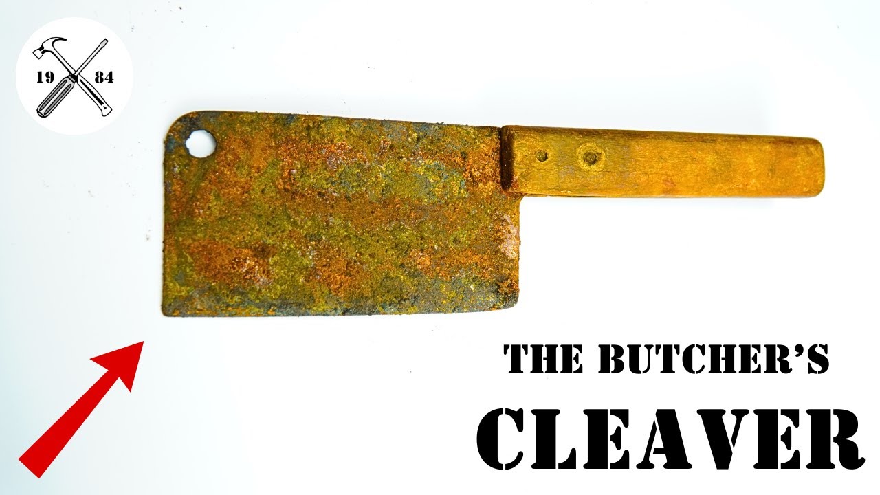 The Butcher's Cleaver Awesome Restoration ASMR - YouTube
