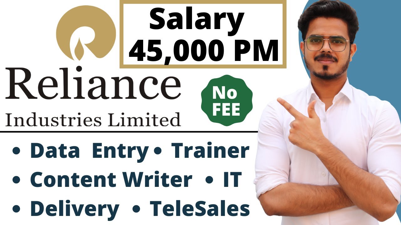 Reliance Job Vacancy for Fresher Recruitment 2021 | Job Hai 🔥20 ...