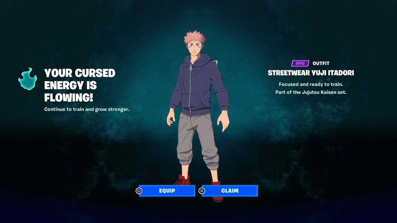 How To Get Streetwear Yuji Itadori Skin NOW FREE In Fortnite! (Free ...