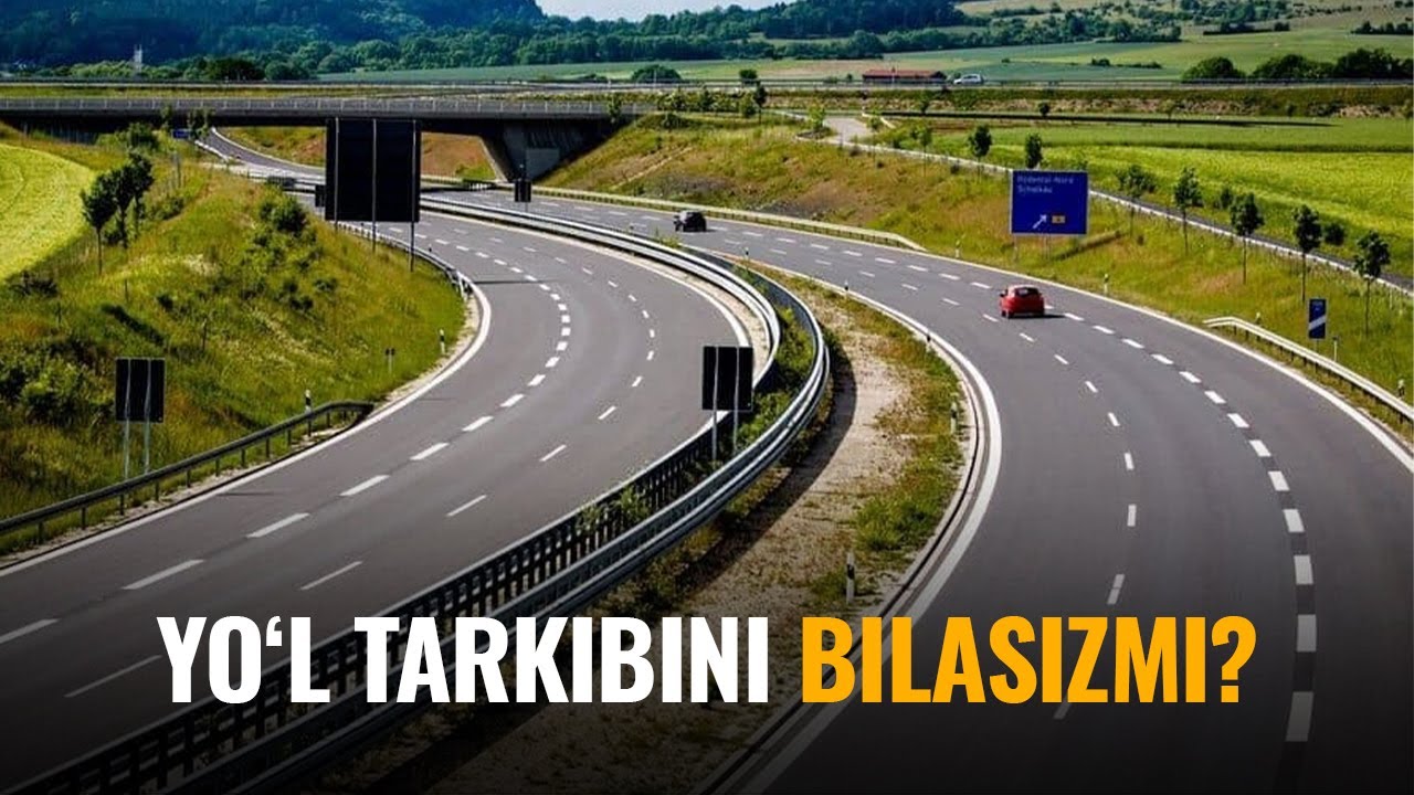 Yo‘l harakati qoidalari: Qatnov qismi va harakatlanish bo‘lagi - YouTube