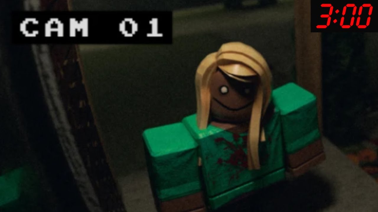 This crazy ex was hunting us at 3am in Roblox! ft ...