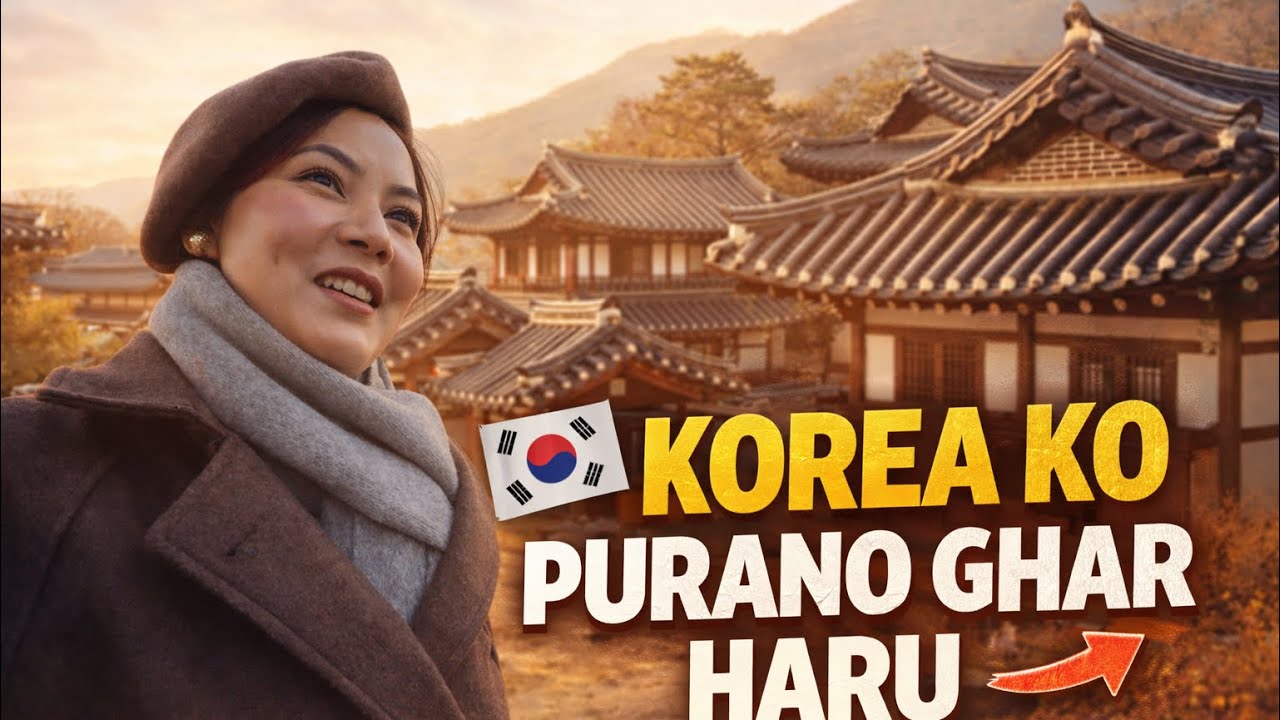 Korea Ko Purano Ghar Haru 😲 | Hanok Village Travel Vlog - YouTube