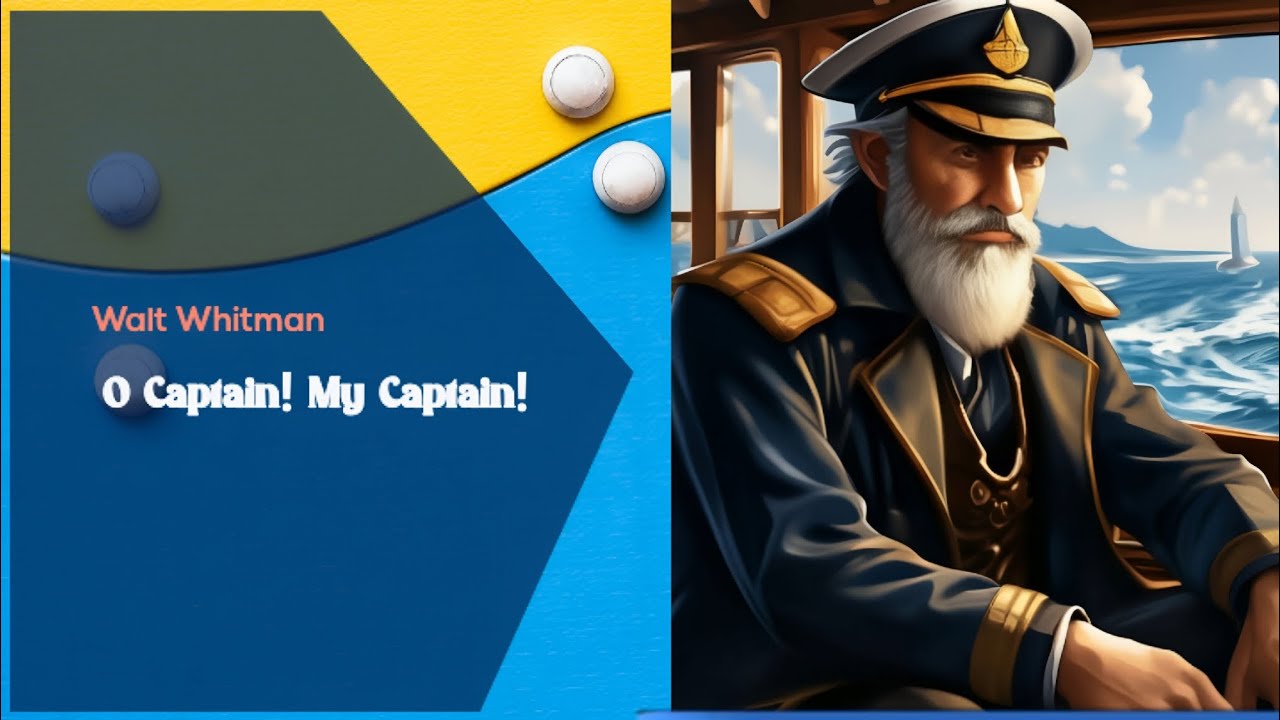 O Captain! My Captain! By Walt Whitman...... - YouTube