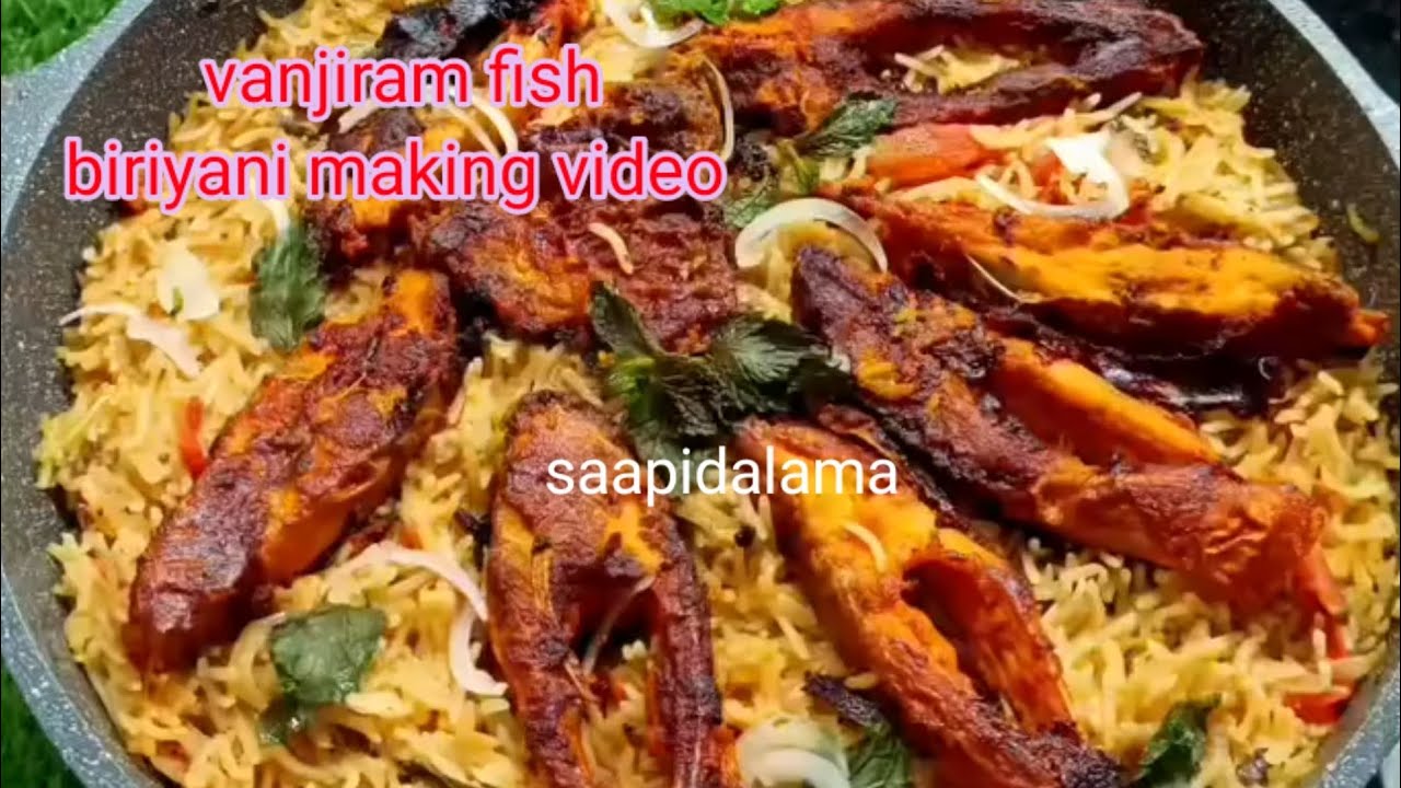 vanjiram fish fry making video saapidalama channel - YouTube