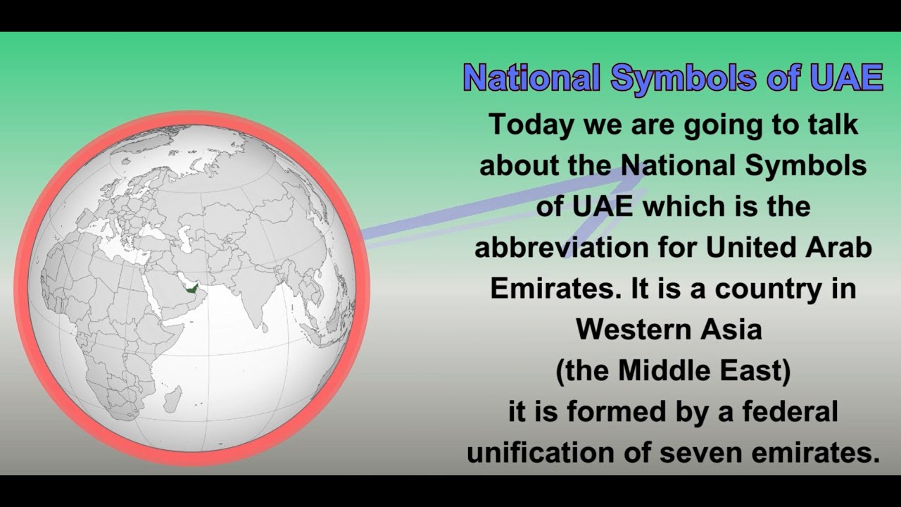 National Symbols of UAE - YouTube